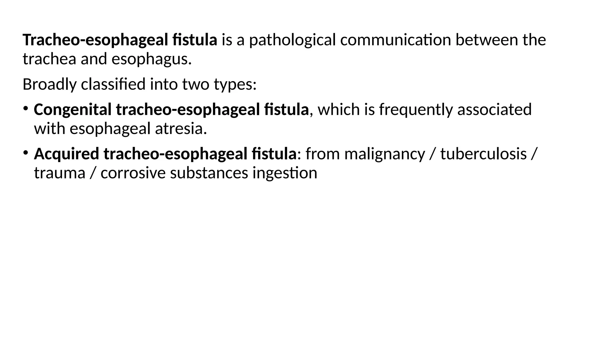 Tracheo-esophageal fistula radiology power point presentation | PPTX