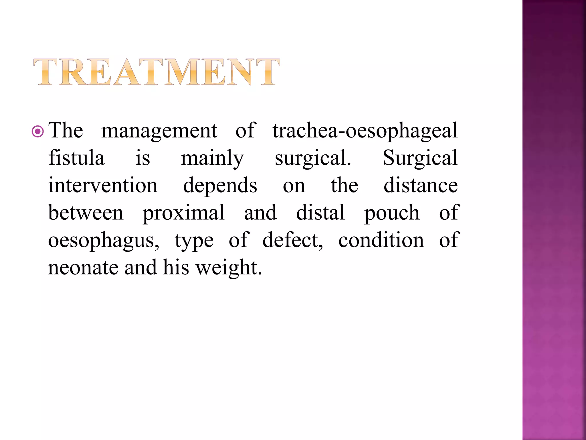 tracheo-oesophagealfistula | PPT