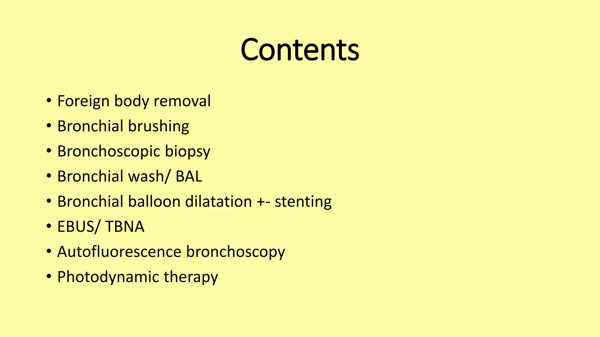 Tracheobronchial tree anatomy and bronchoscopy | PPTX