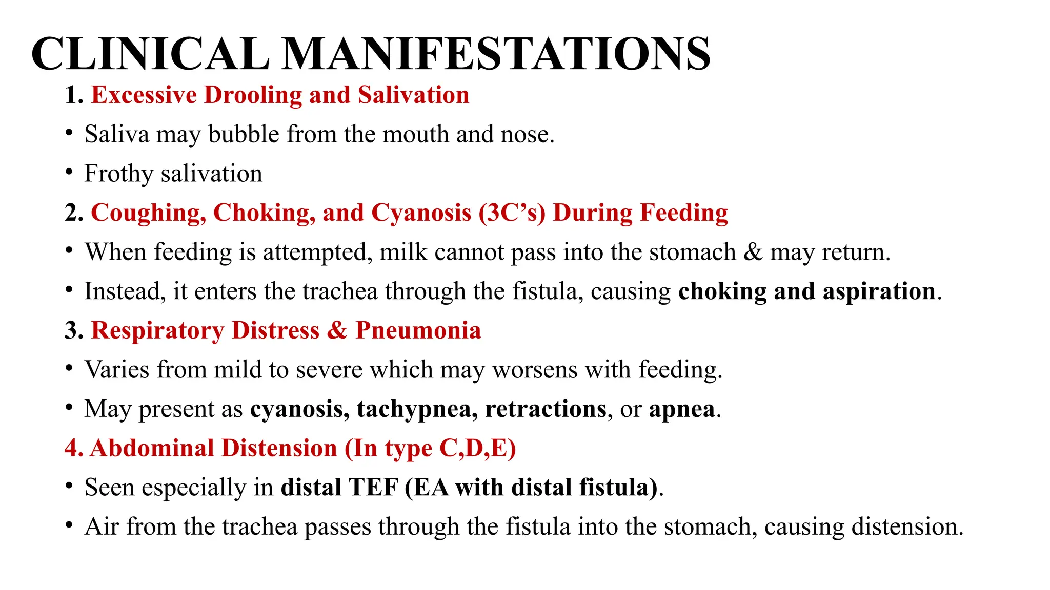 Tracheoesophageal Fistula (TEF) – A Congenital Malformation of the ...