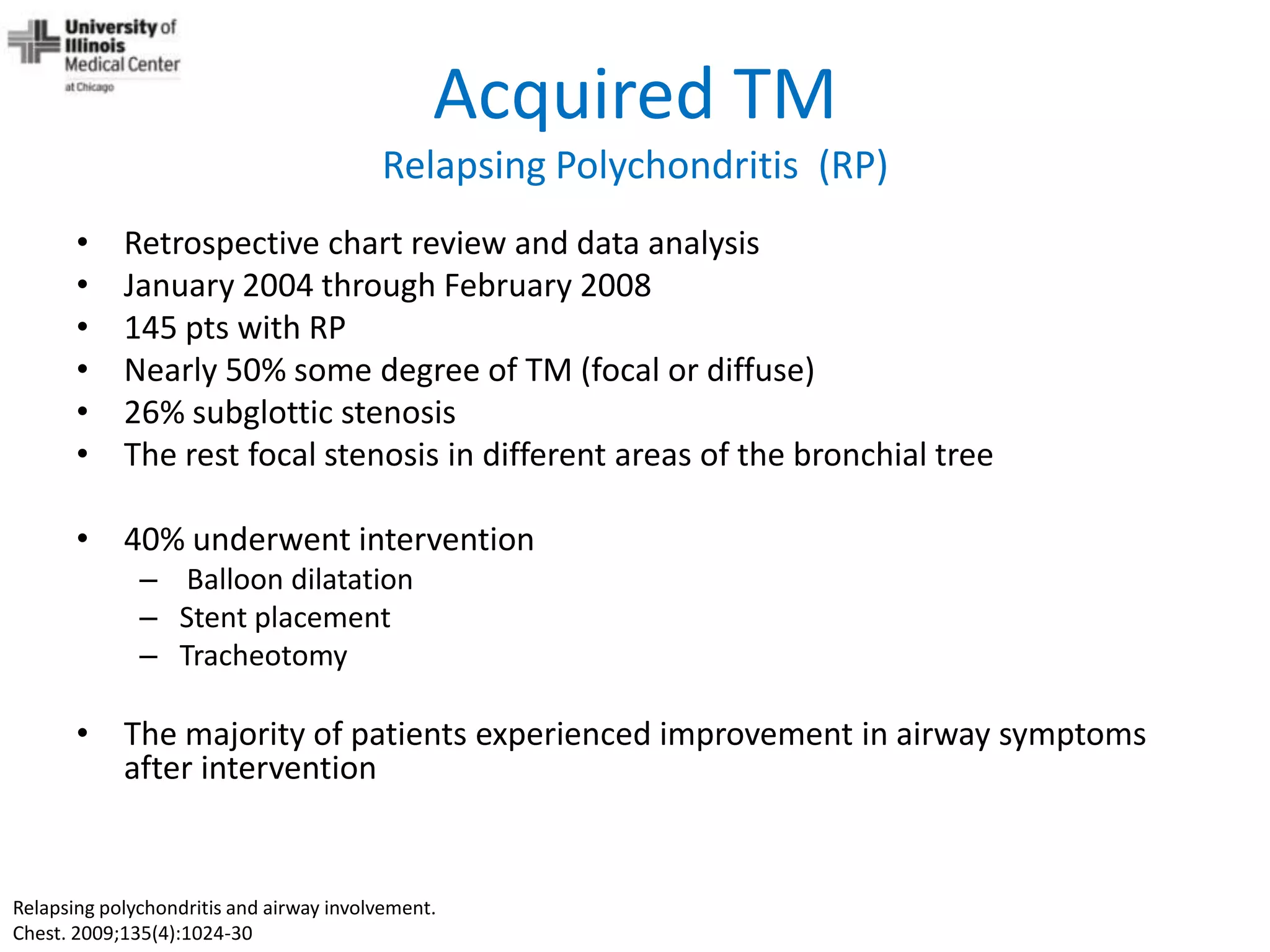 Dynamic Central Airway Obstruction Tracheomalacia Tracheobronchomalacia And Excessive Dynamic