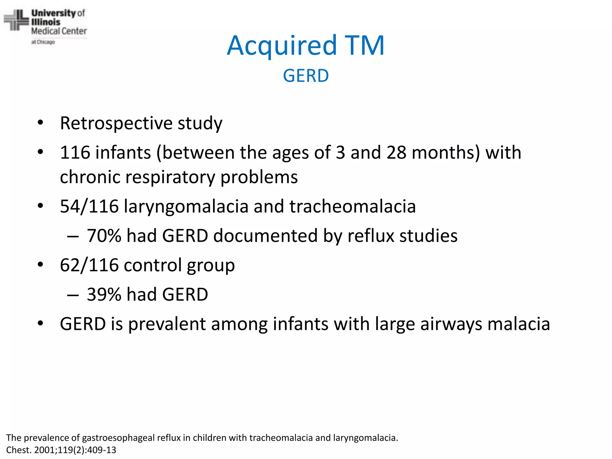 Dynamic Central Airway Obstruction: Tracheomalacia ...