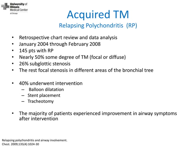 Dynamic Central Airway Obstruction: Tracheomalacia ...
