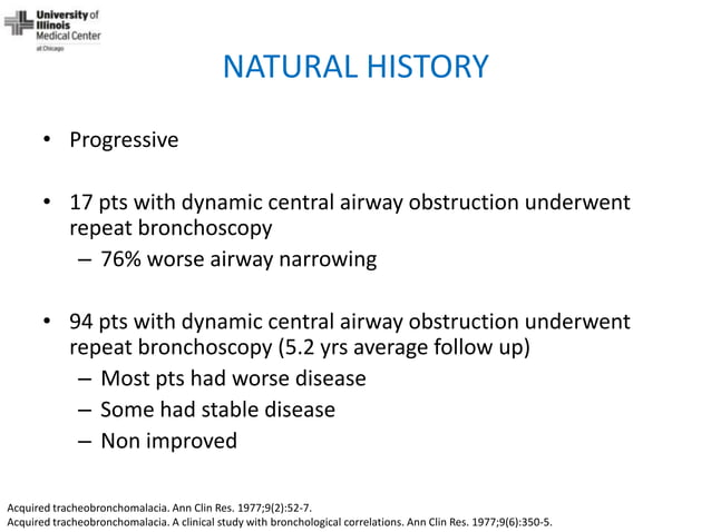 Dynamic Central Airway Obstruction: Tracheomalacia ...