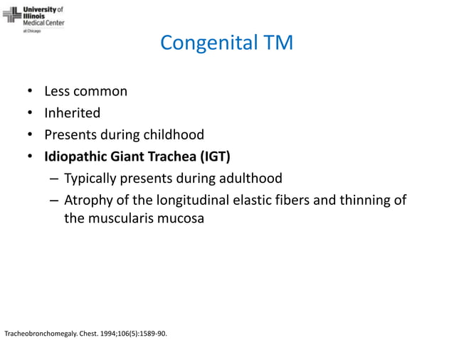 Dynamic Central Airway Obstruction: Tracheomalacia ...