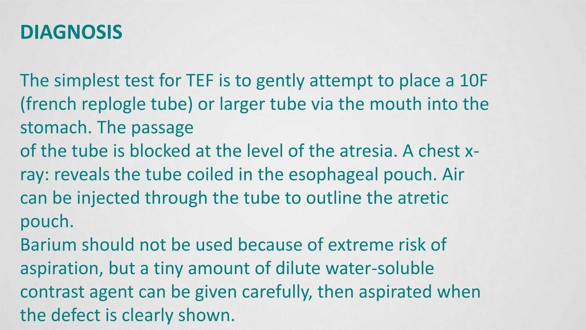 TRACHEOSPHAGEAL FISTULA.pptx an abnormalities | PPTX