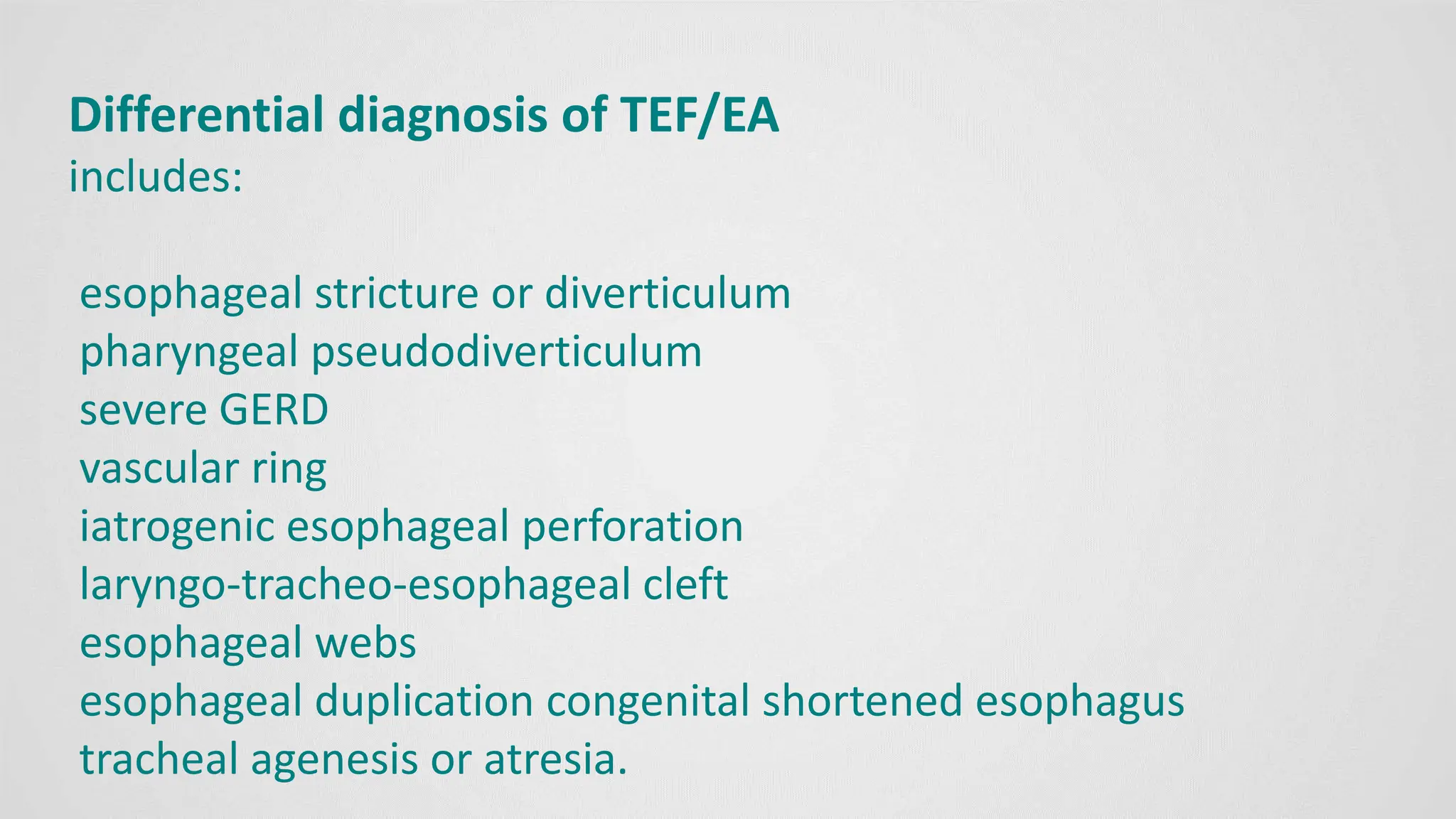 TRACHEOSPHAGEAL FISTULA.pptx an abnormalities | PPTX