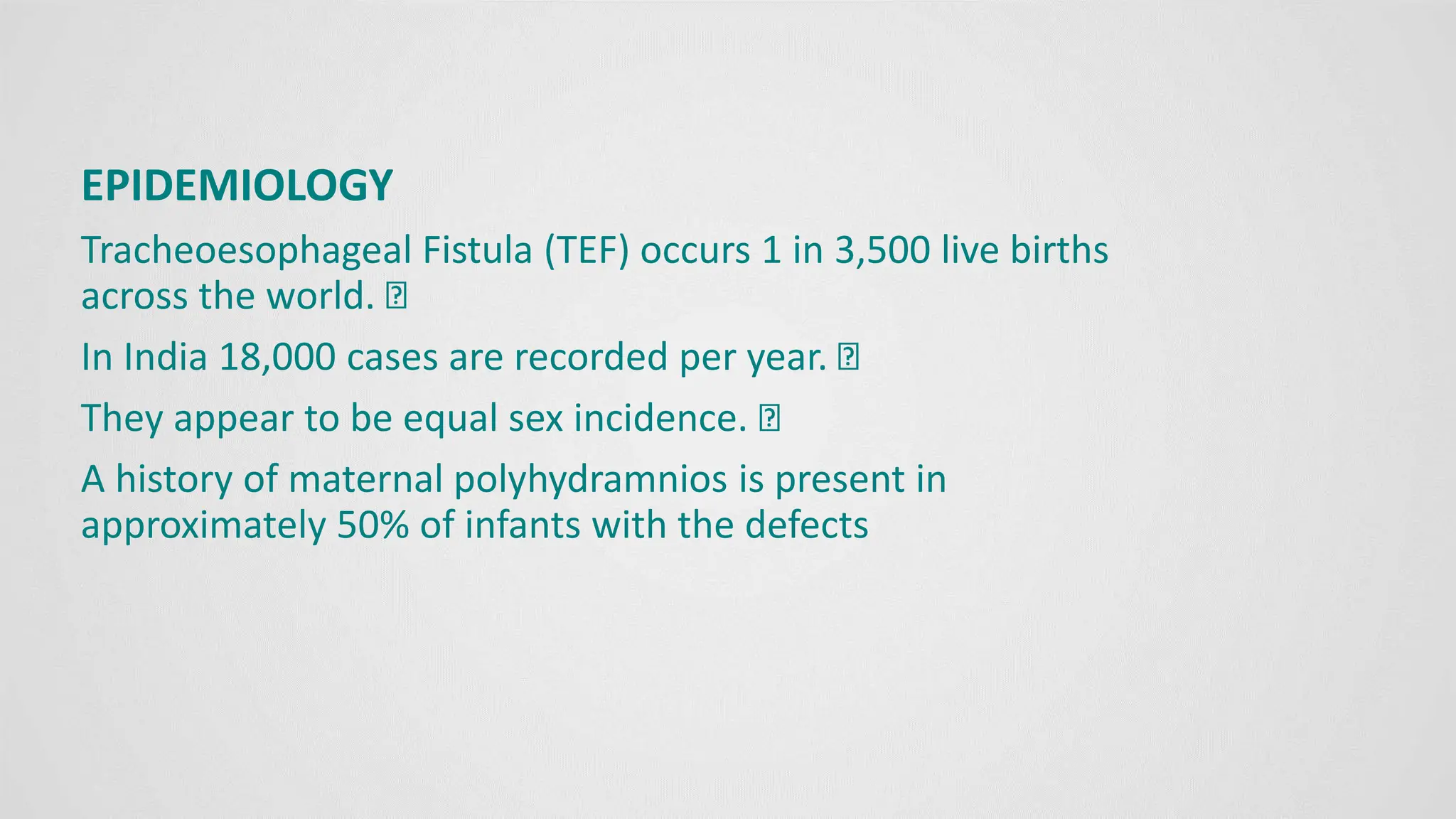 TRACHEOSPHAGEAL FISTULA.pptx an abnormalities | PPTX