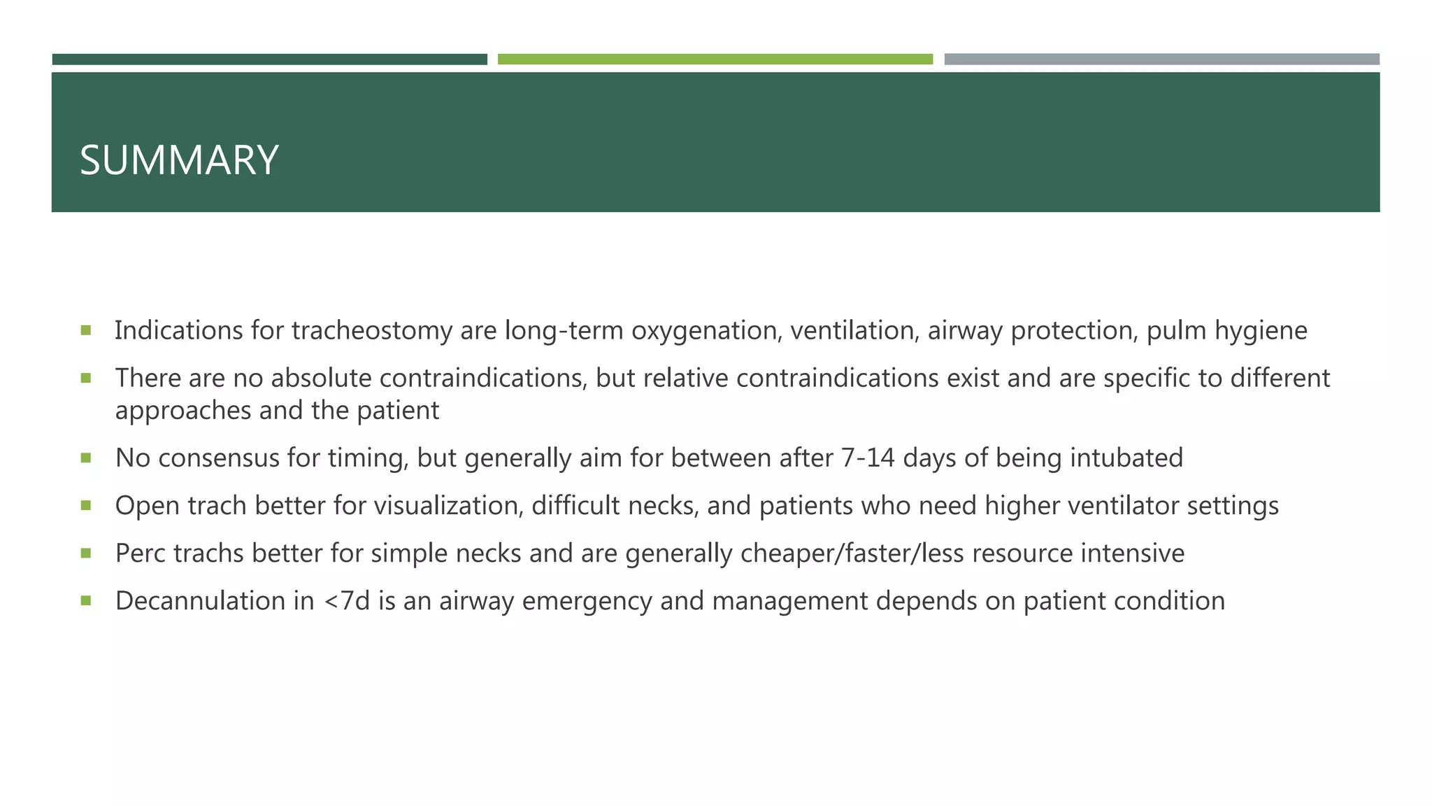 Tracheostomies | PPTX