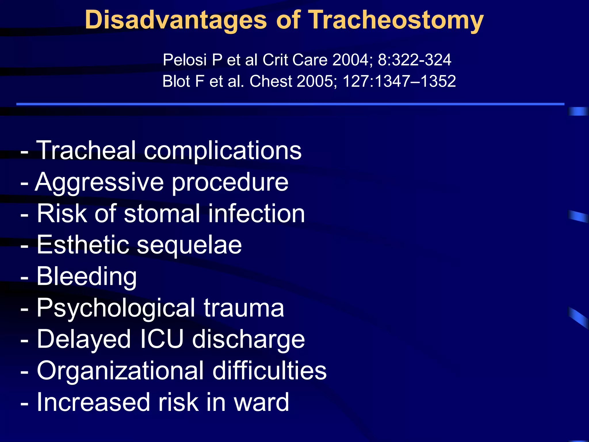 Tracheostomy:When to perform and How to manage? | PDF