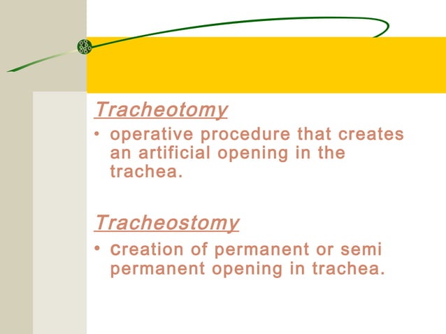 Tracheostomy | PPT