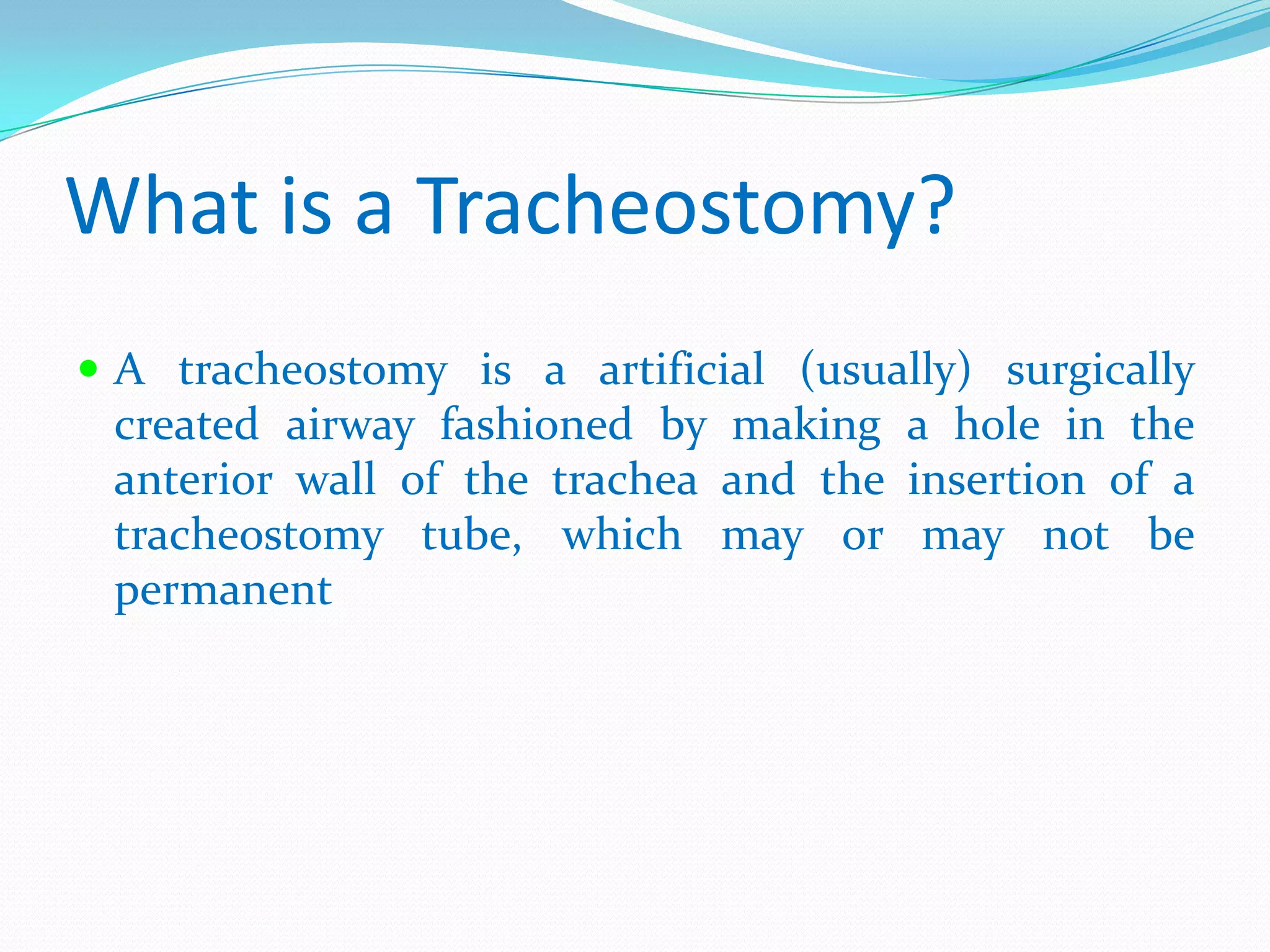 Tracheostomy | PPT