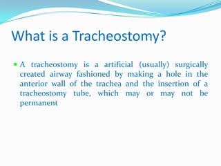Tracheostomy | PPT