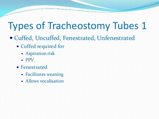 Tracheostomy