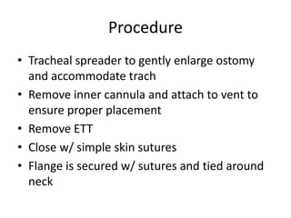 Tracheostomy | PPTX