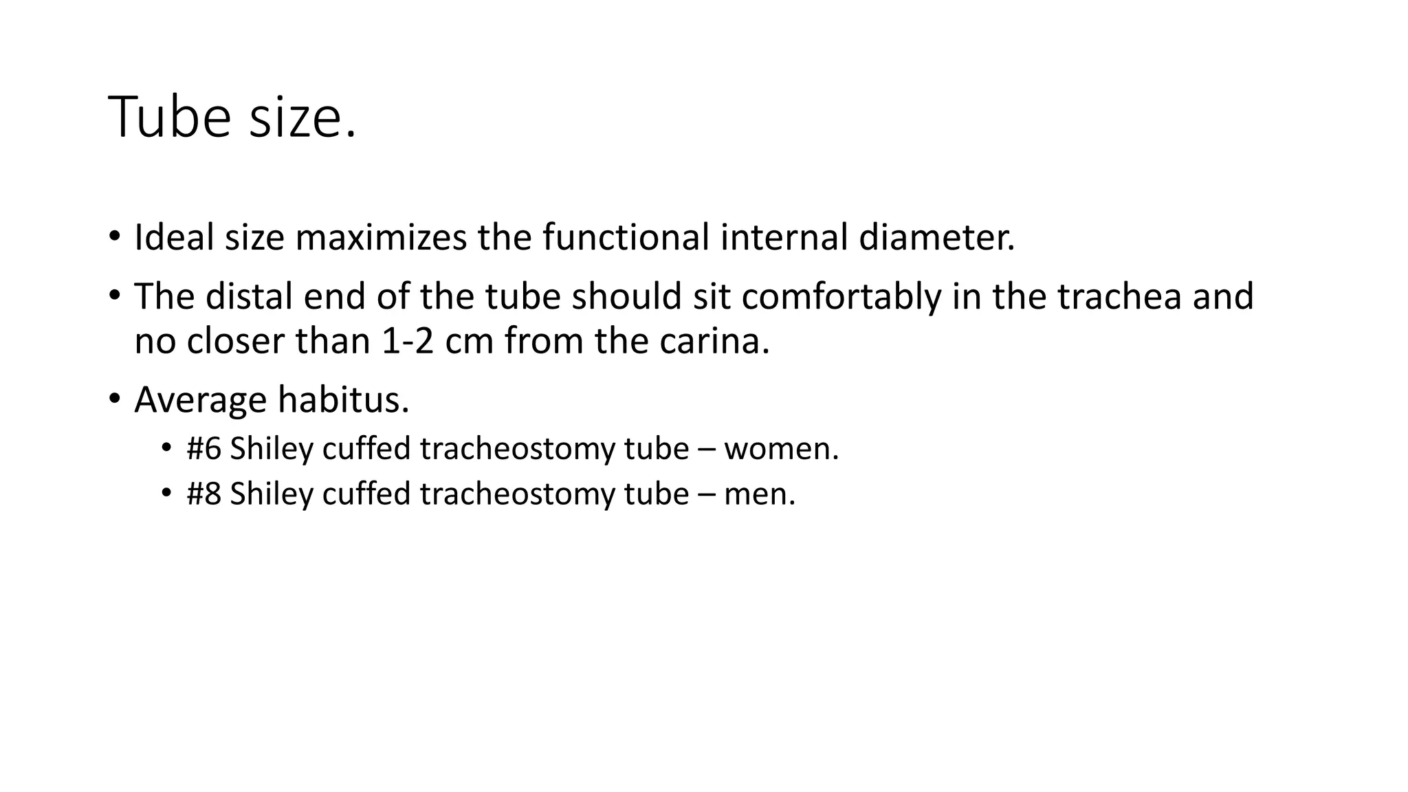 Tracheostomy Tube | PPTX