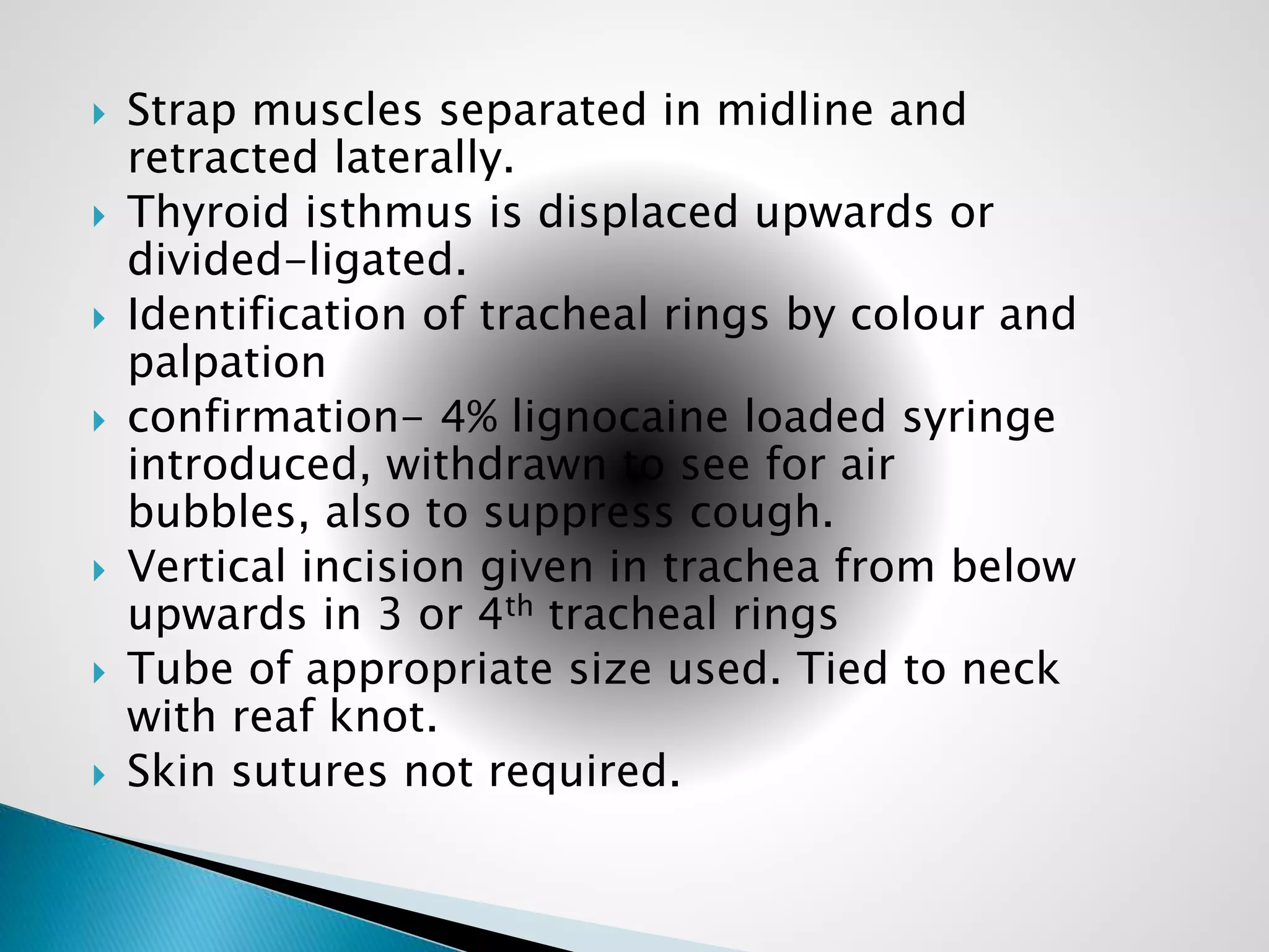 TRACHEOSTOMY BY DR JUVERIA MAJEED MS ENT | PPTX