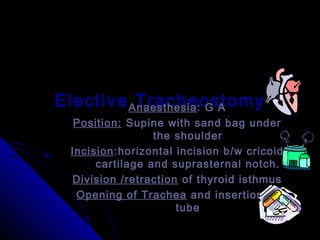 Tracheostomy | PPT