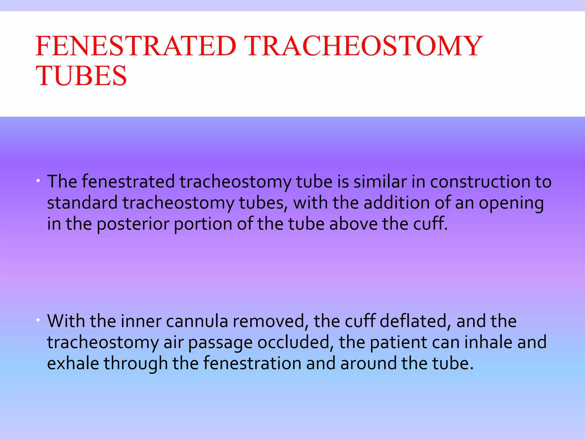 Tracheostomy | PPTX
