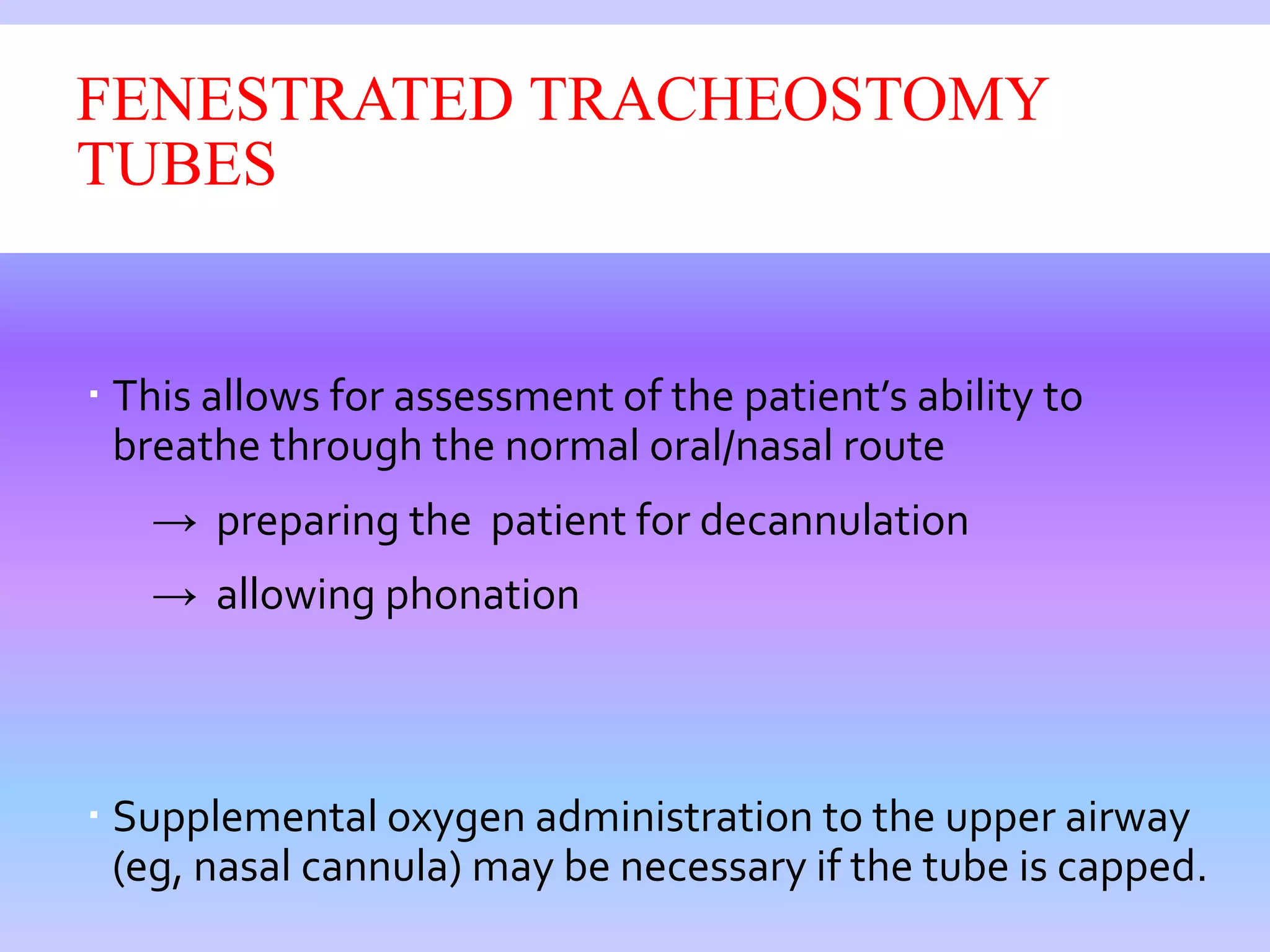 Tracheostomy | PPTX