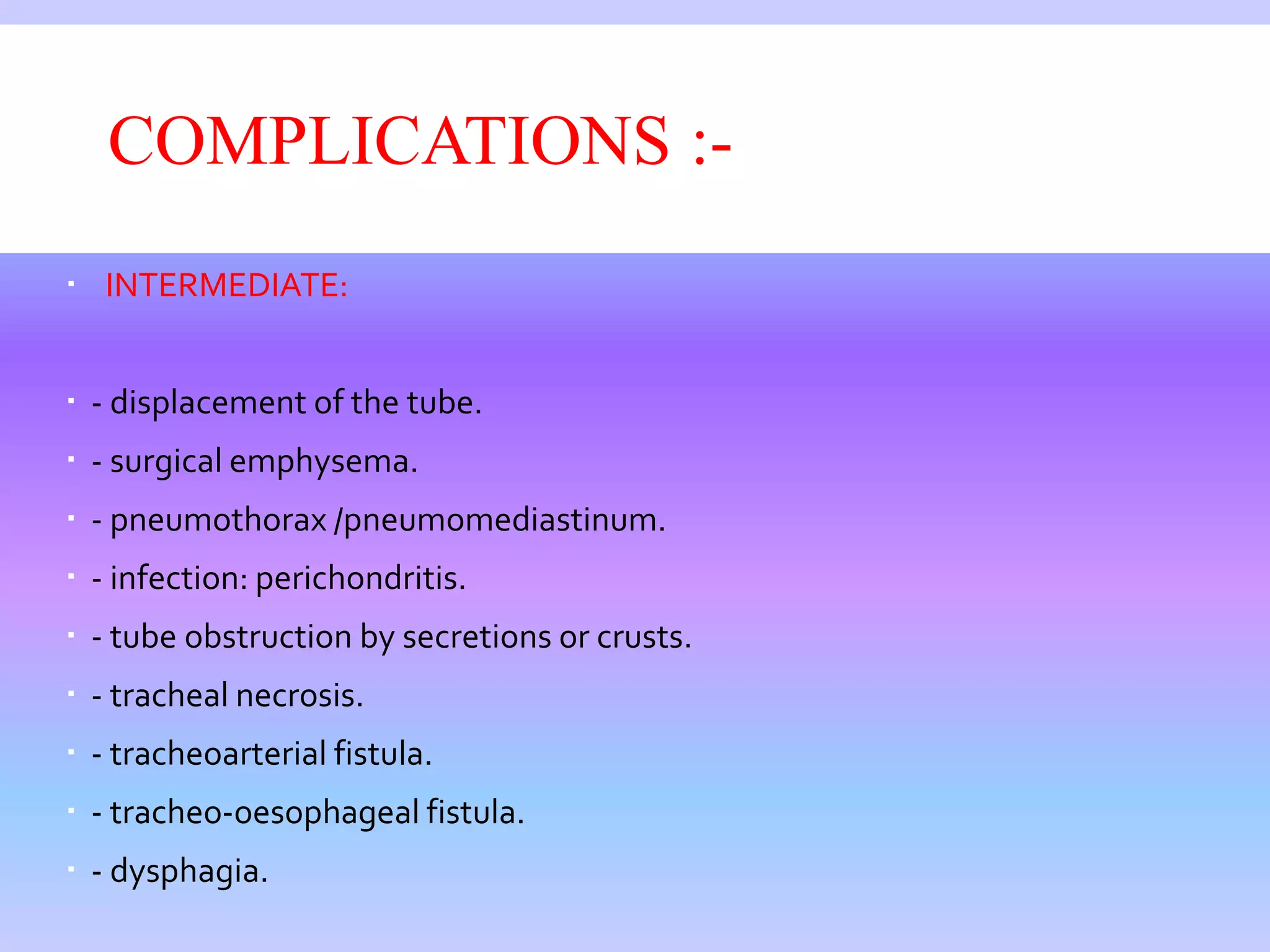 Tracheostomy | PPTX