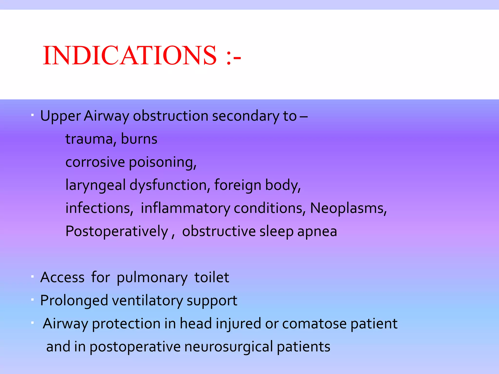 Tracheostomy | PPTX