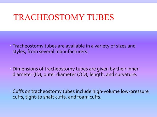 Tracheostomy | PPTX