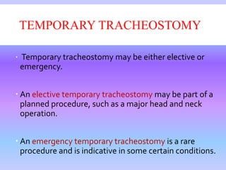 Tracheostomy | PPTX