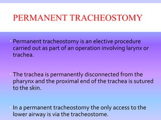Tracheostomy | PPTX