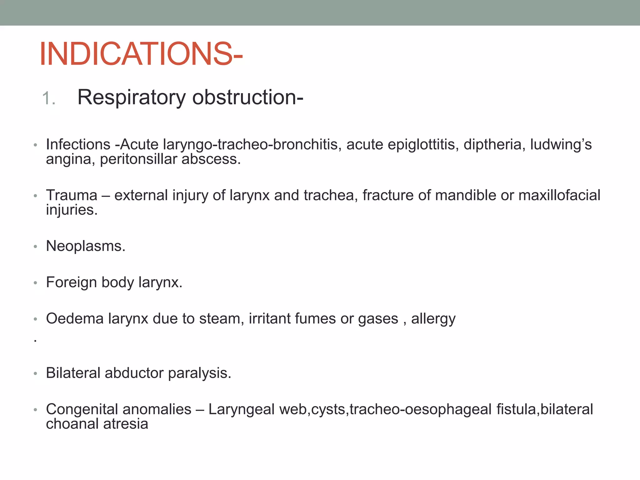 Tracheostomy | PPTX