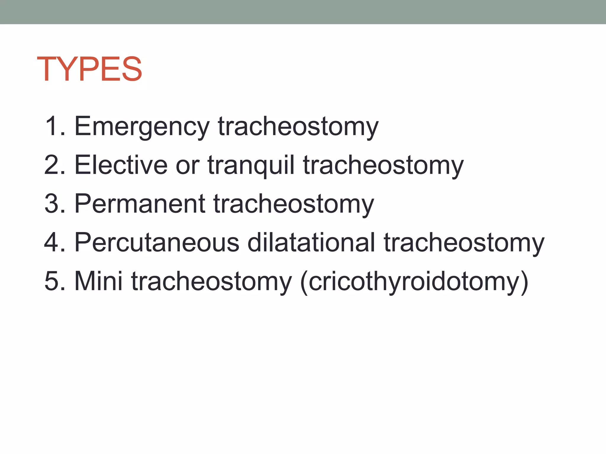 Tracheostomy | PPTX