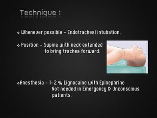 Tracheostomy | PPTX | Thyroid Disorders | Endocrine and Metabolic Diseases