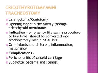 Tracheostomy | PPTX