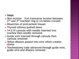 Tracheostomy | PPTX