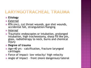 Tracheostomy | PPTX