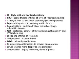 Tracheostomy | PPTX