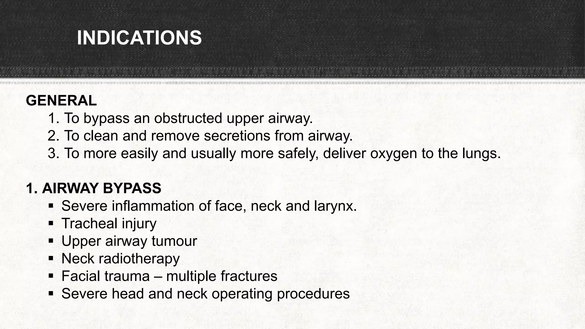 Tracheostomy | PPTX