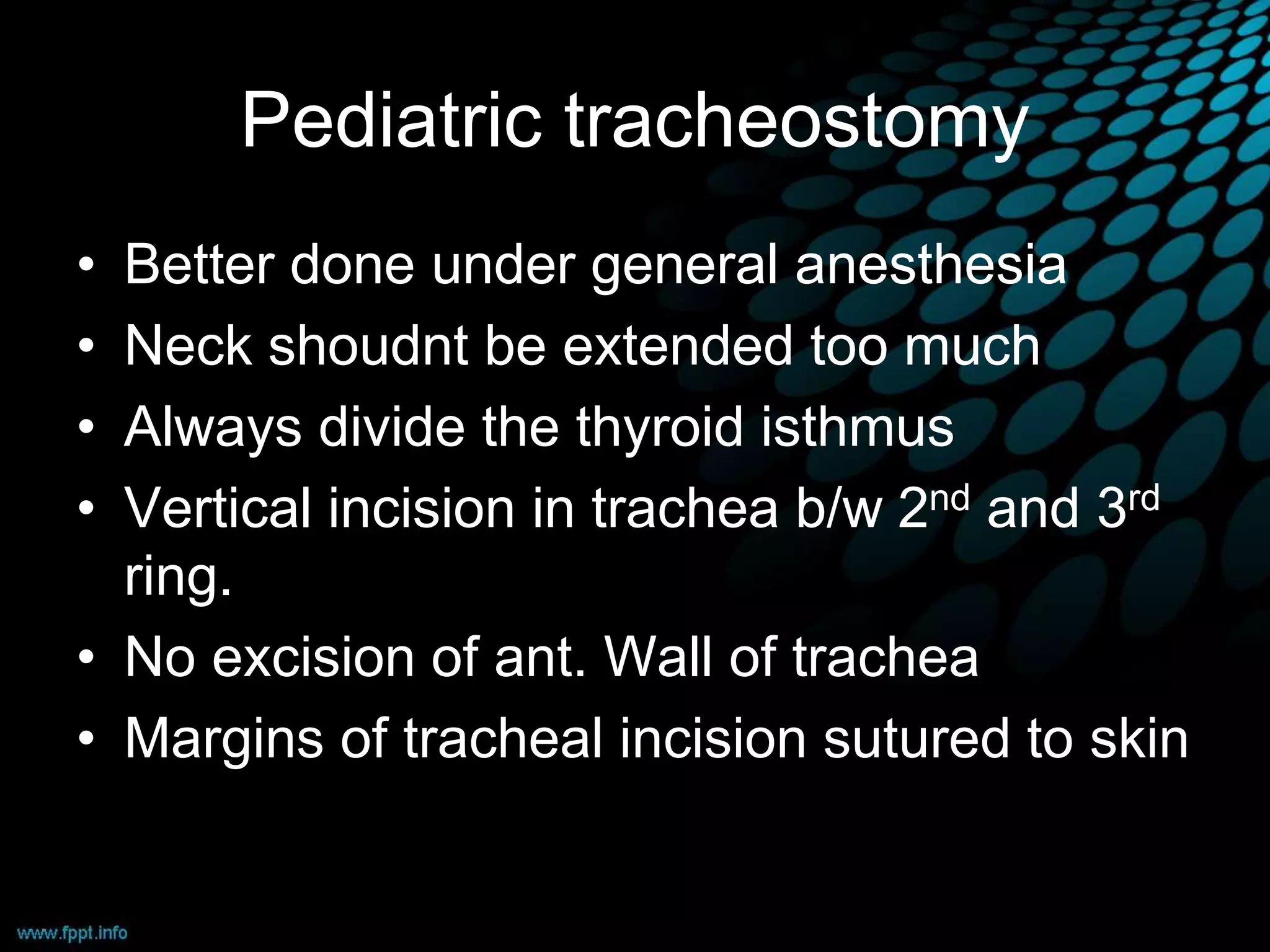 Tracheostomy | PPTX