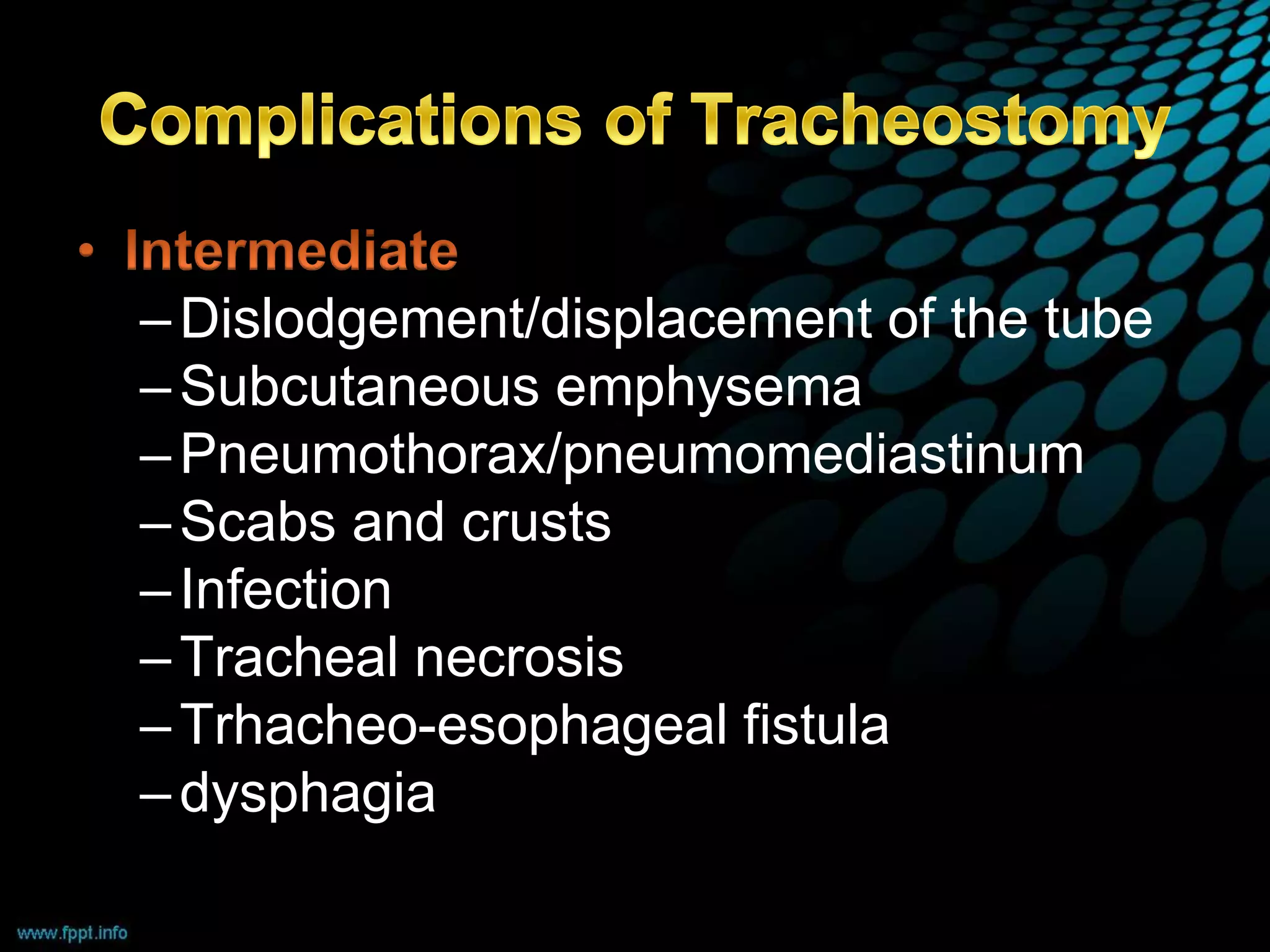 Tracheostomy | PPTX