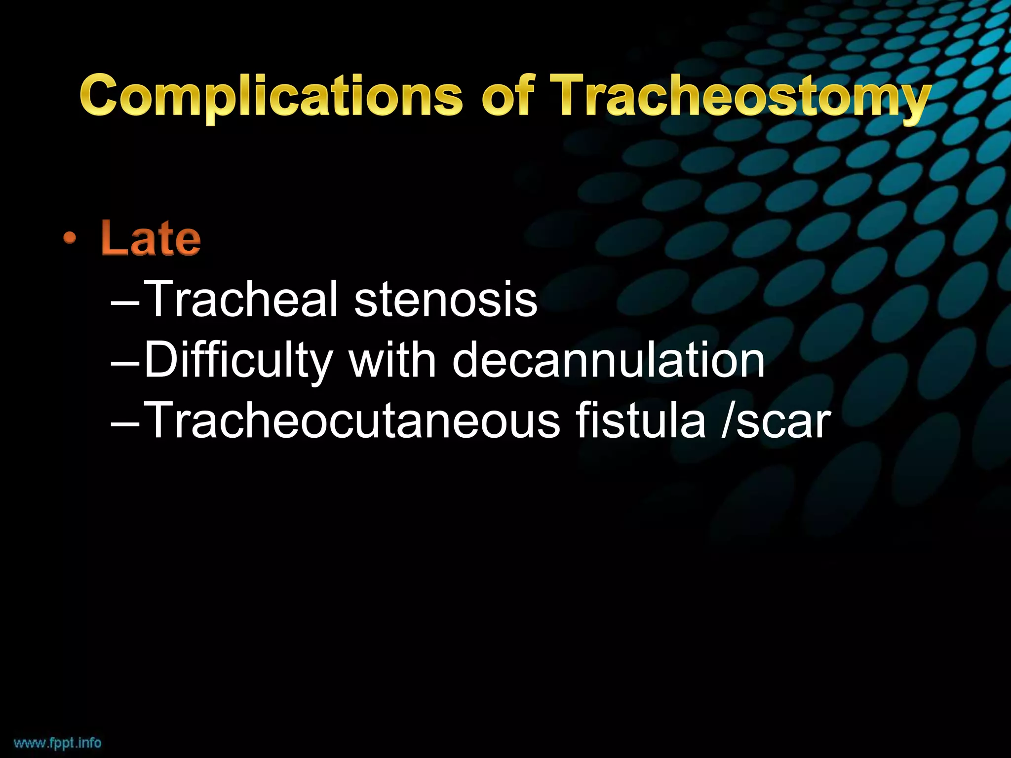 Tracheostomy | PPTX