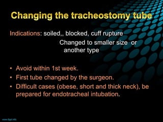 Tracheostomy | PPTX