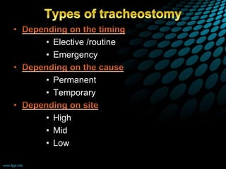 Percutaneous Tracheostomy Procedure Ppt