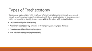 Tracheostomy | PPT