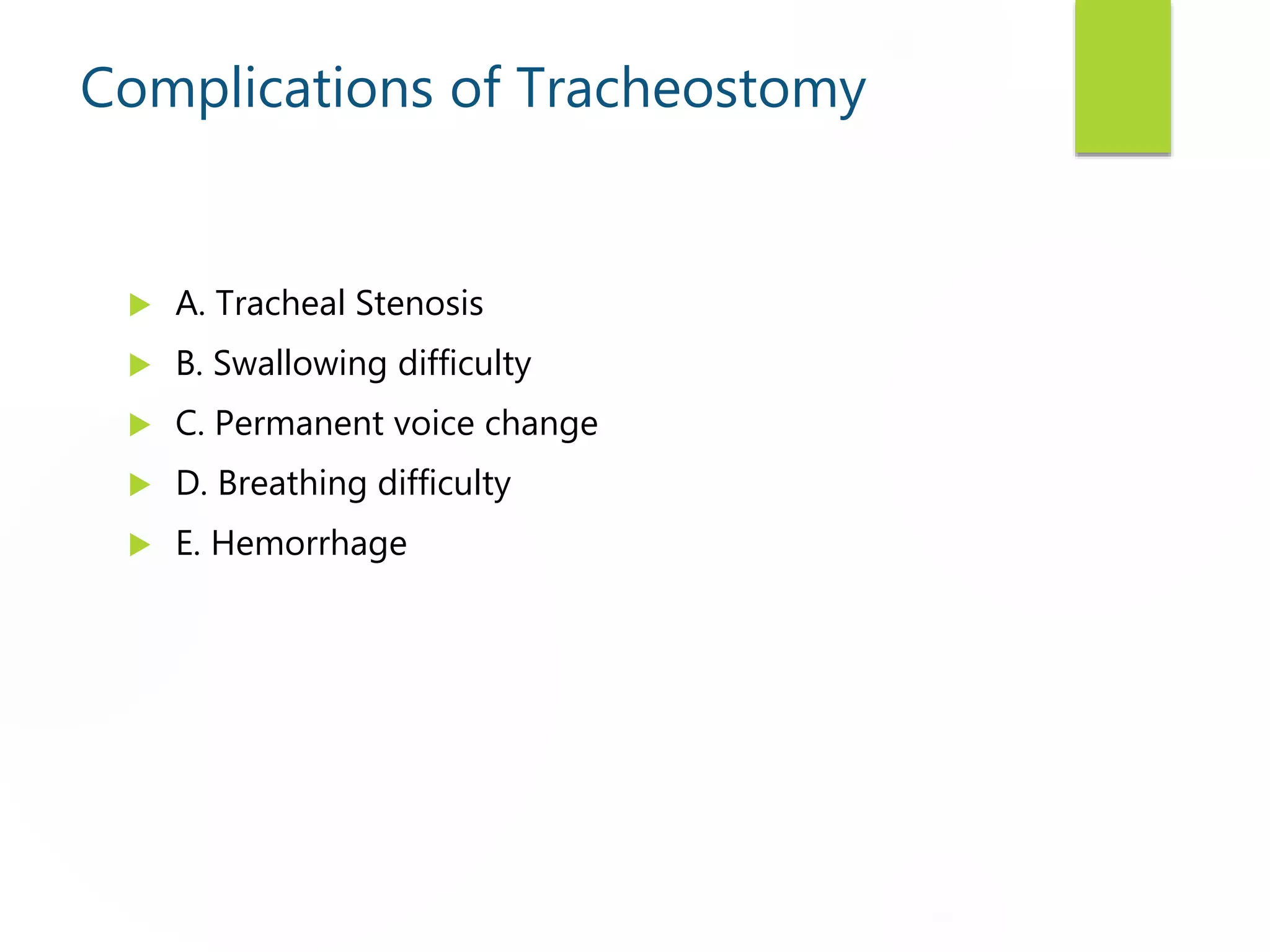 Tracheostomy | PPTX