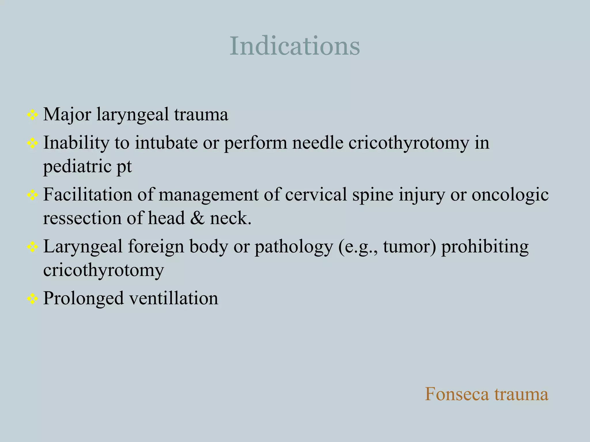 Tracheostomy | PPTX