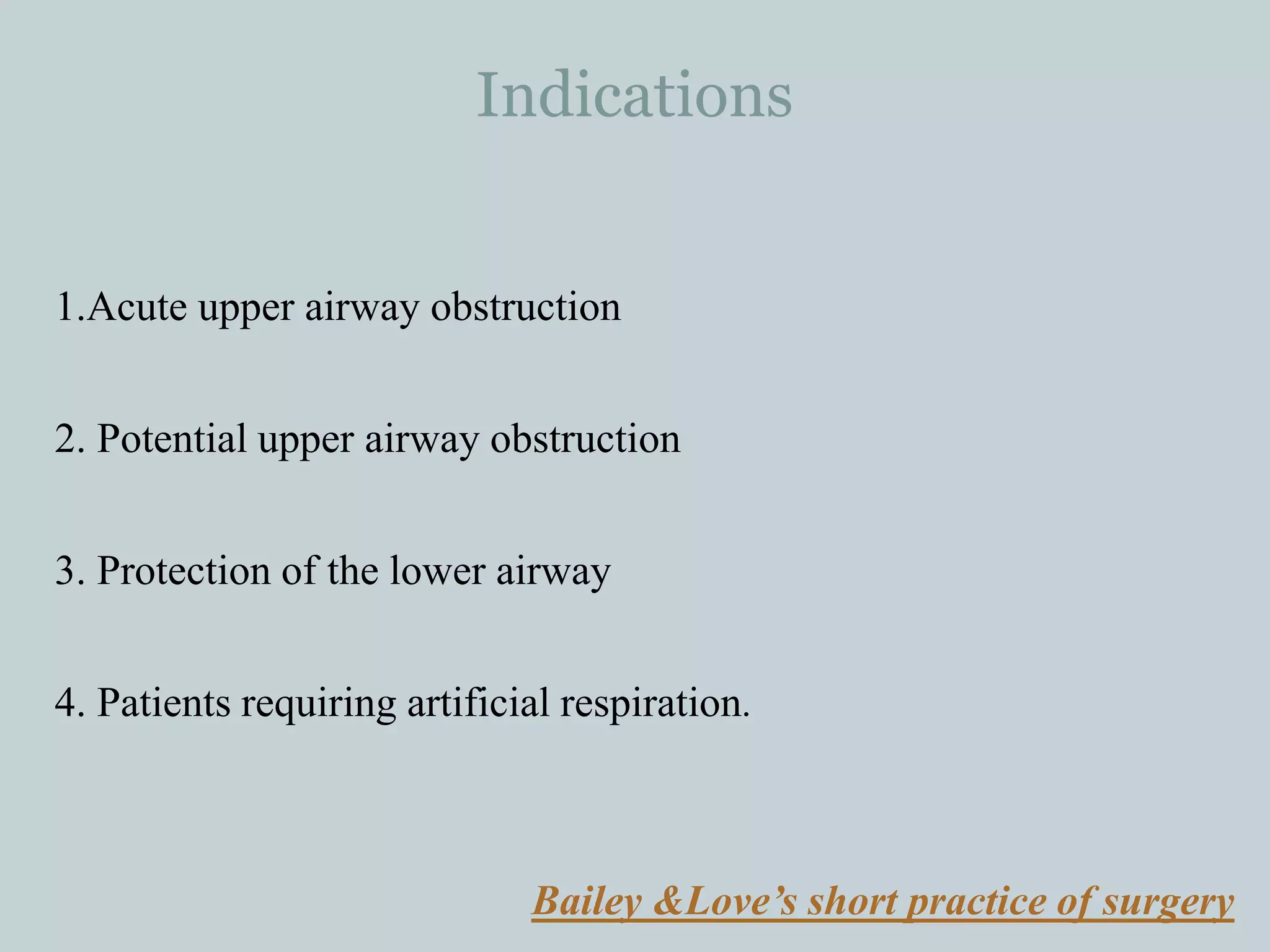 Tracheostomy | PPTX