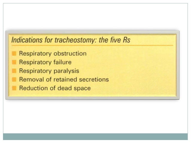 Tracheostomy | PPTX | Ear, Nose and Throat Conditions | Diseases and ...
