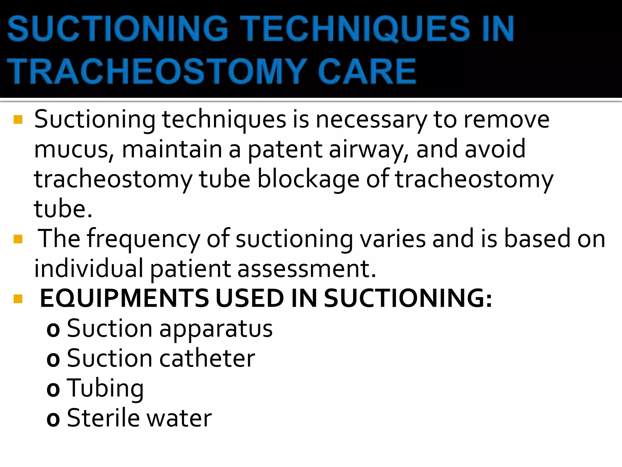 Tracheostomy ( for medical students ) | PPTX