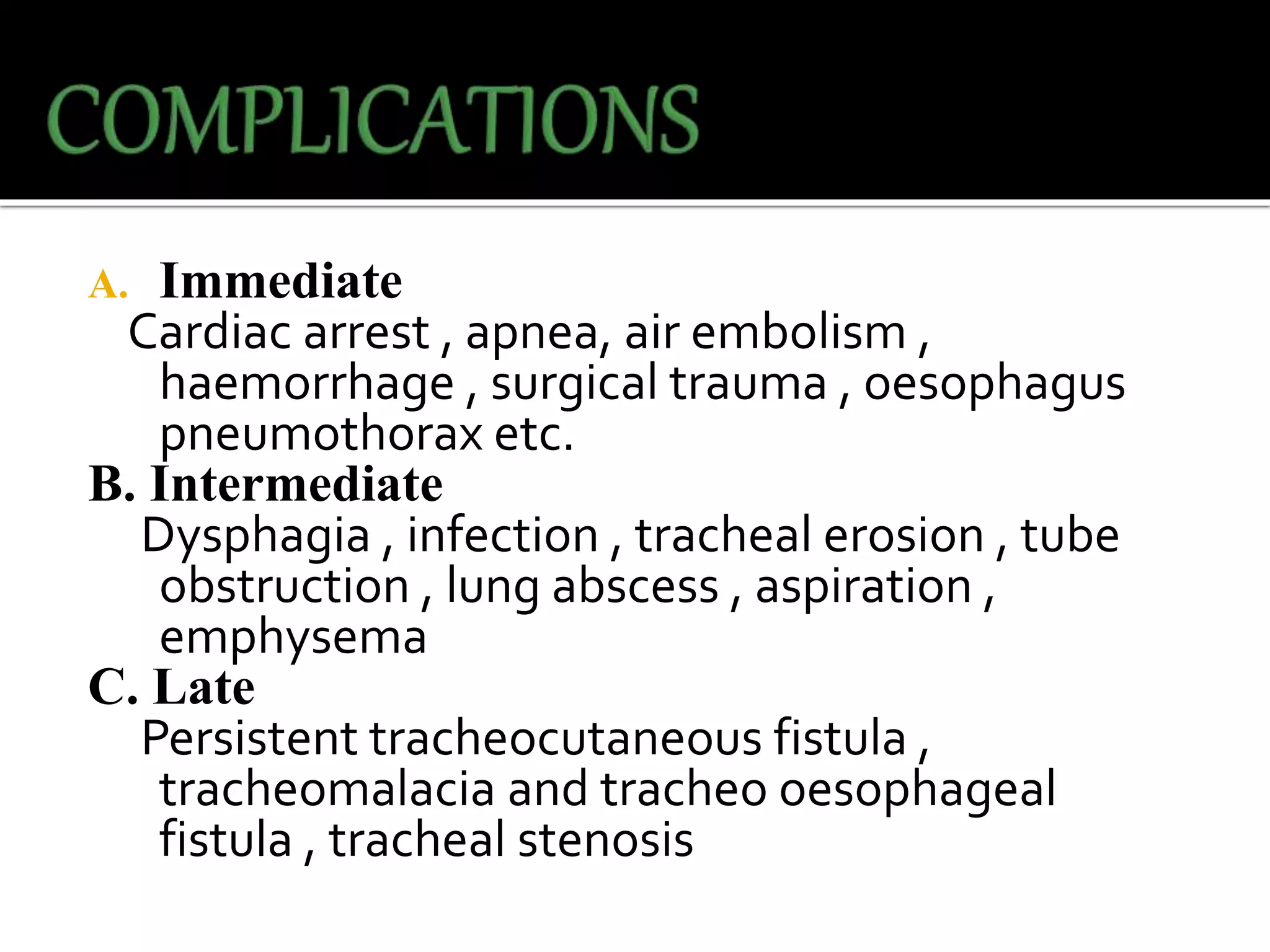 Tracheostomy ( for medical students ) | PPTX
