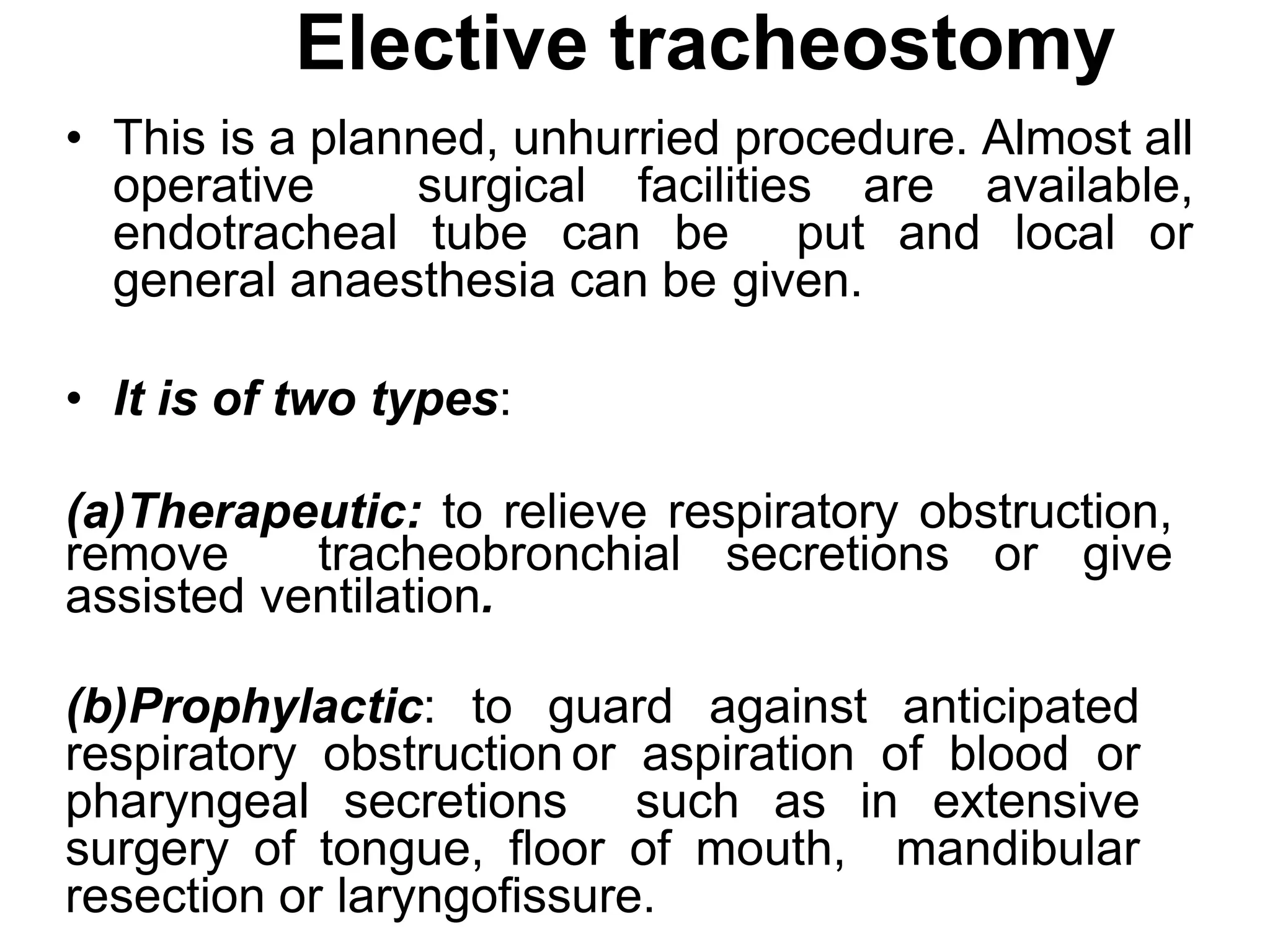 Tracheostomy | PPTX